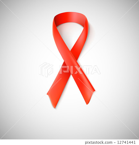Red ribbon loop. - Stock Illustration [12741441] - PIXTA