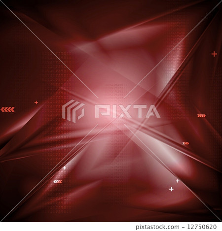 Dark red concept technical background - Stock Illustration [12750620 ...