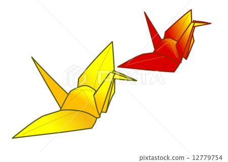 Orizuru Flying - Stock Illustration [12779754] - PIXTA