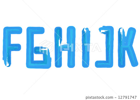 abc letters f g h i j k - Stock Illustration [12791747] - PIXTA