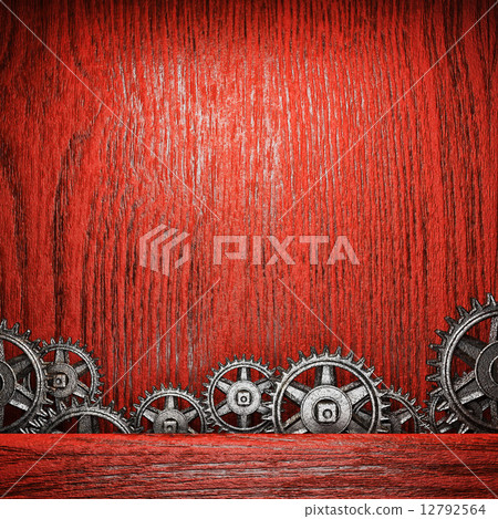 gear wheels on wood - Stock Illustration [12792564] - PIXTA