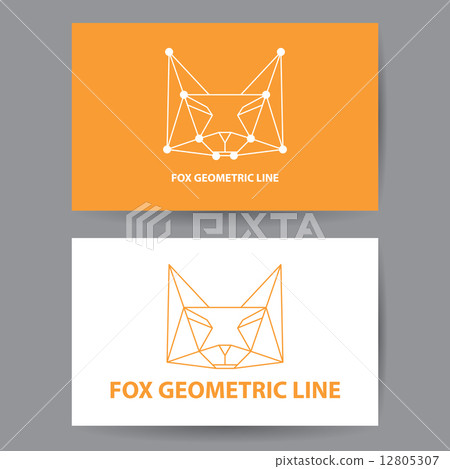 Fox geometric line - Stock Illustration [12805307] - PIXTA