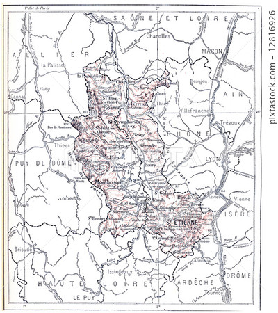 Topographical Map of the Administrative... - Stock Illustration ...