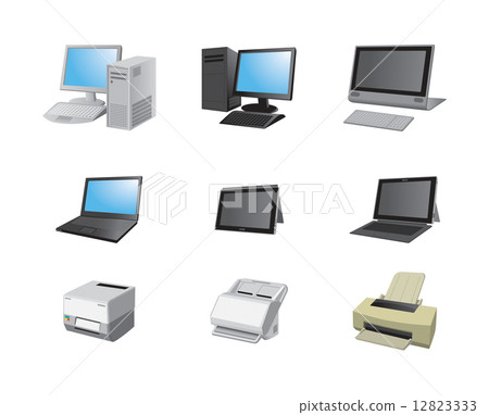 PC Illustration - Stock Illustration [12823333] - PIXTA