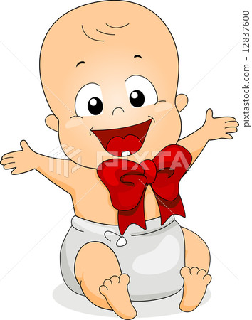 Baby Ribbon - Stock Illustration [12837600] - PIXTA