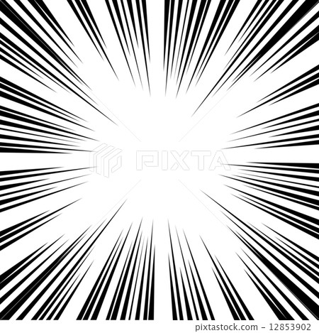 Comic wind effect concentration line - Stock Illustration [12853902 ...