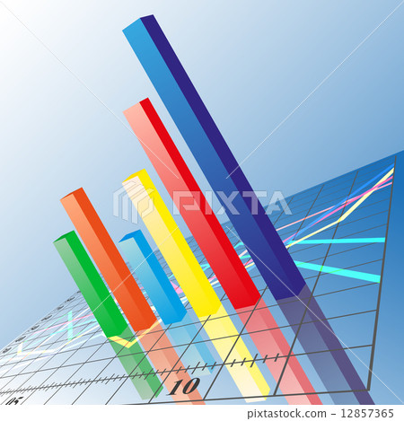 Progressive Bar chart. Abstract vector... - Stock Illustration ...