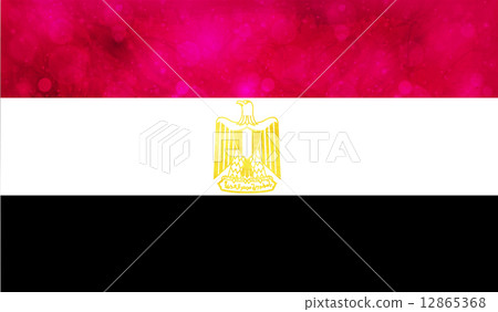 Egyptian Flag State - Stock Illustration [12865368] - PIXTA