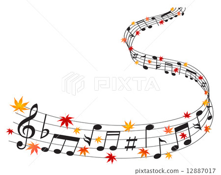 Notes score music maple - Stock Illustration [12887017] - PIXTA