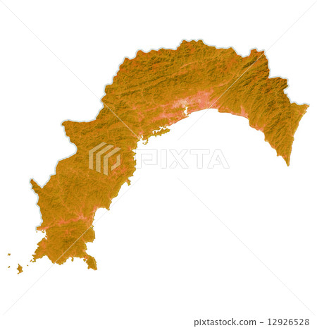 Kochi Prefecture Map - Stock Illustration [12926528] - PIXTA