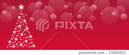 Christmas tree template red - Stock Illustration [13003922] - PIXTA