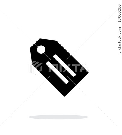 Label simple icon on white background. - Stock Illustration [13006296 ...