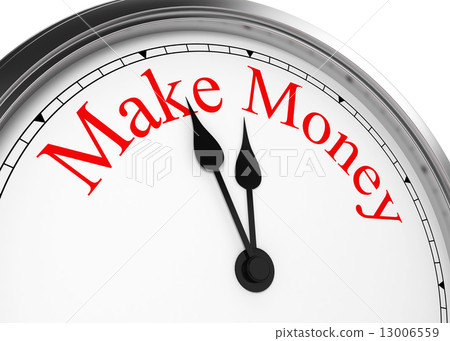 Time to make money - Stock Illustration [13006559] - PIXTA