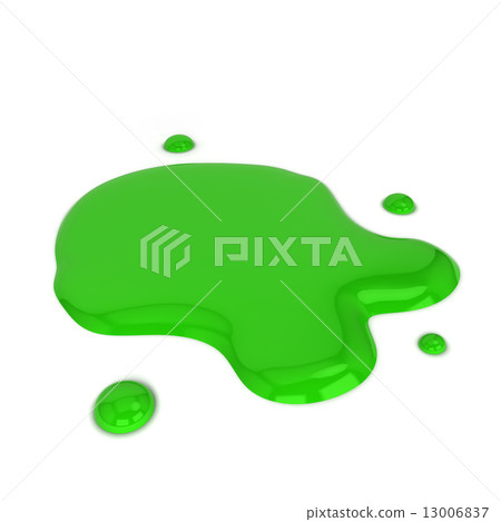 Green puddle - Stock Illustration [13006837] - PIXTA