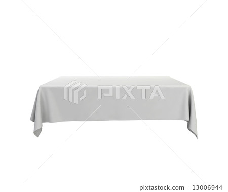Blank tablecloth - Stock Illustration [13006944] - PIXTA