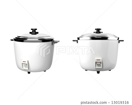 Retro rice cooker - Stock Illustration [13019316] - PIXTA
