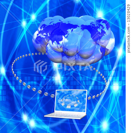 Computers and cloud computing - Stock Illustration [13028429] - PIXTA