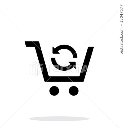Exchange of product simple icon on white...-插圖素材 [13047577] - PIXTA圖庫