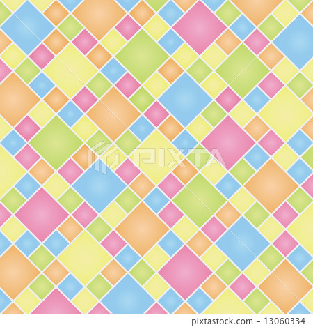 Rhombic square texture to be aligned (colorful) - Stock Illustration ...