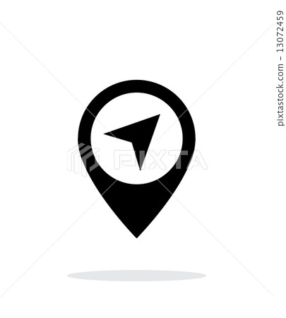 Point icon on white background. - Stock Illustration [13072459] - PIXTA