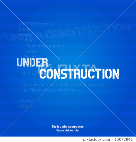 Website Under Construction Design Template - Stock Illustration ...