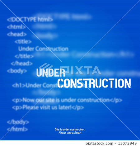 Website Under Construction Design Template - Stock Illustration ...