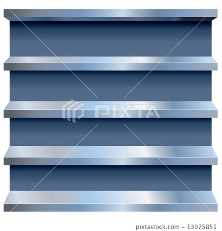 Vector Metal Shelves-插圖素材 [13075851] - PIXTA圖庫