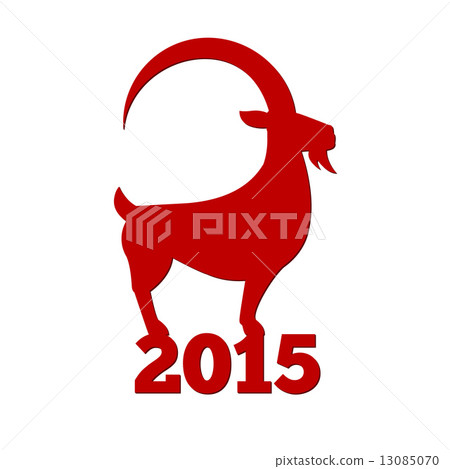 Chinese New Year of the Goat 2015. - Stock Illustration [13085070] - PIXTA