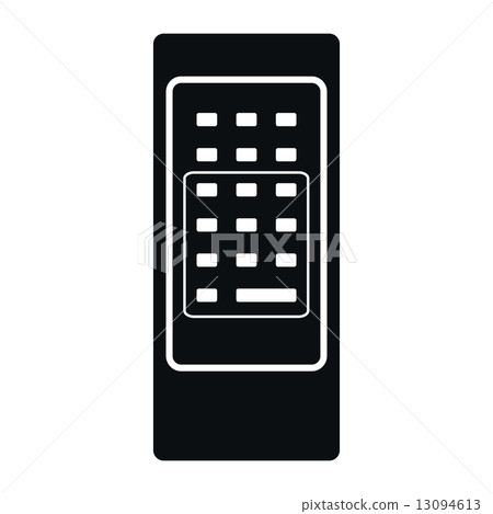 Retro Remote Control Icon, Vector Illustration - Stock Illustration ...