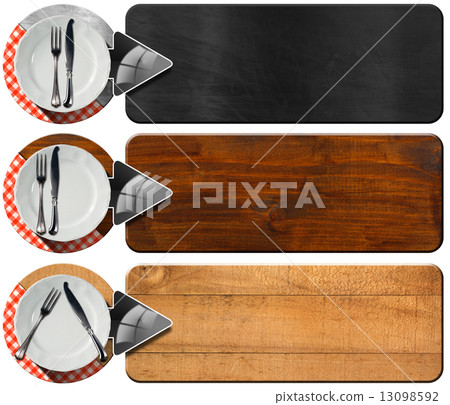 Set of Kitchen Banners with Arrows - Stock Illustration [13098592] - PIXTA