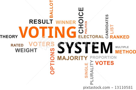 word cloud - voting system - Stock Illustration [13110581] - PIXTA