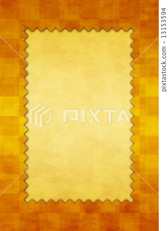 A checkerboard pattern and a gold leaf style... - Stock Illustration ...