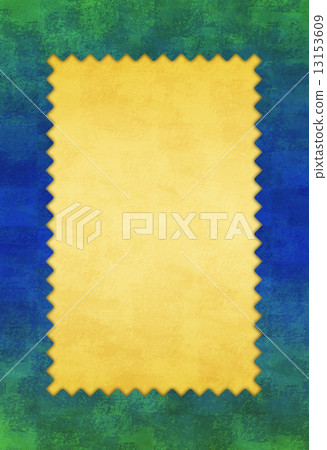 Bright green and blue frame - Stock Illustration [13153609] - PIXTA