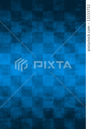Cyan checker pattern (double) - Stock Illustration [13153752] - PIXTA