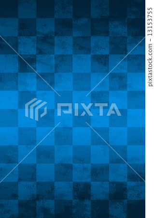Cyan checkered pattern (single) - Stock Illustration [13153755] - PIXTA