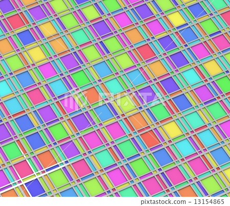 Colorful window background - Stock Illustration [13154865] - PIXTA