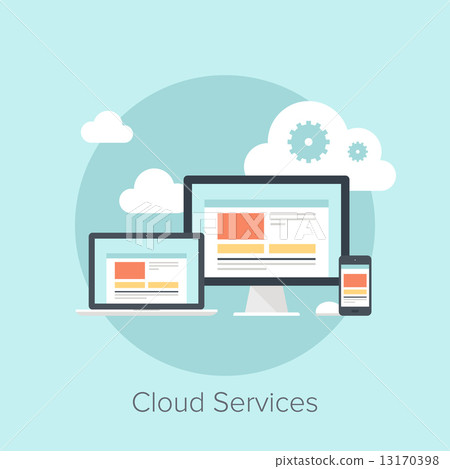 Cloud computing - Stock Illustration [13170398] - PIXTA