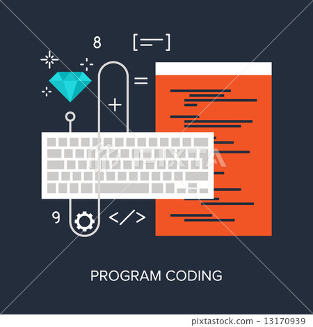 Program Coding. - Stock Illustration [13170939] - PIXTA