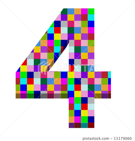 4 Number check - Stock Illustration [13179860] - PIXTA