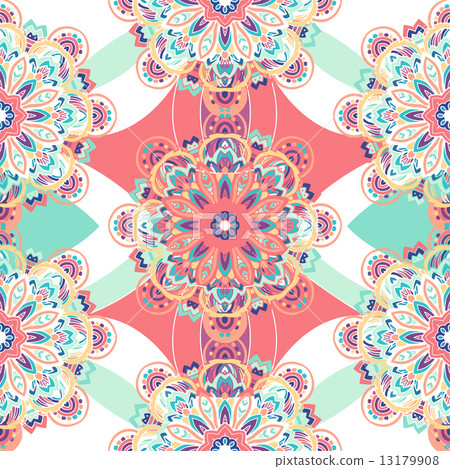 Tribal ethnic seamless pattern abstract...-插圖素材 [13179908] - PIXTA圖庫