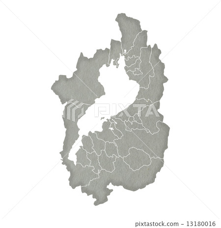 Shiga Prefecture Map - Stock Illustration [13180016] - PIXTA