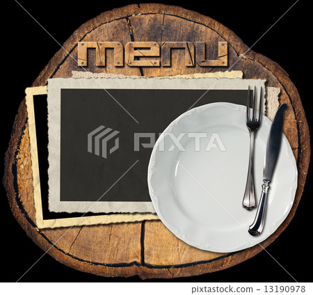 Rustic Menu Background - Stock Illustration [13190978] - PIXTA