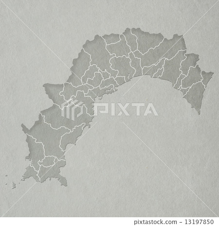 Kochi Prefecture Map - Stock Illustration [13197850] - PIXTA