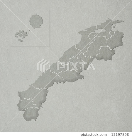 Shimane Prefecture Map - Stock Illustration [13197898] - PIXTA
