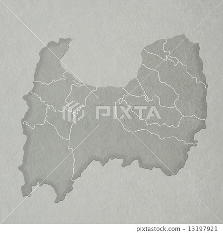 Toyama Prefecture Map - Stock Illustration [13197921] - PIXTA
