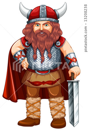 A brave king - Stock Illustration [13208238] - PIXTA