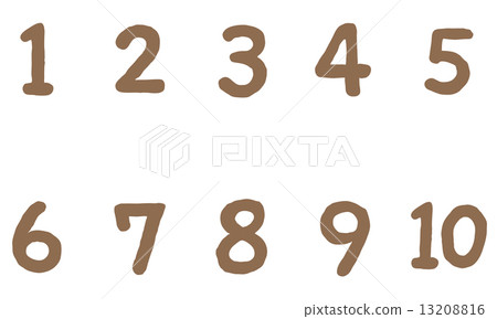 Natural numbers - Stock Illustration [13208816] - PIXTA