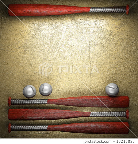 Baseball and golden wall background - Stock Illustration [13215853] - PIXTA