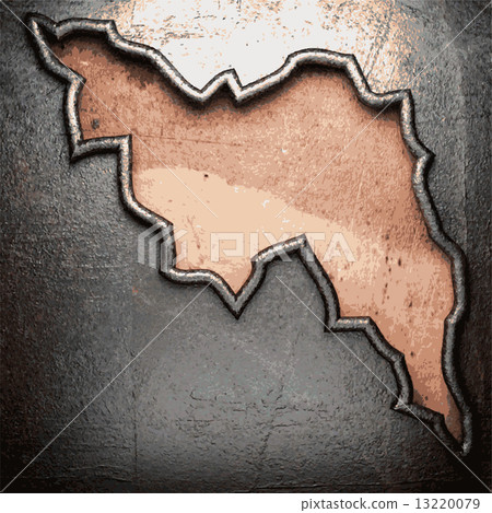 Old metal background - Stock Illustration [13220079] - PIXTA