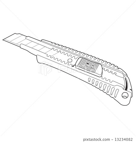 Outline Cutter Vector. - Stock Illustration [13234082] - PIXTA